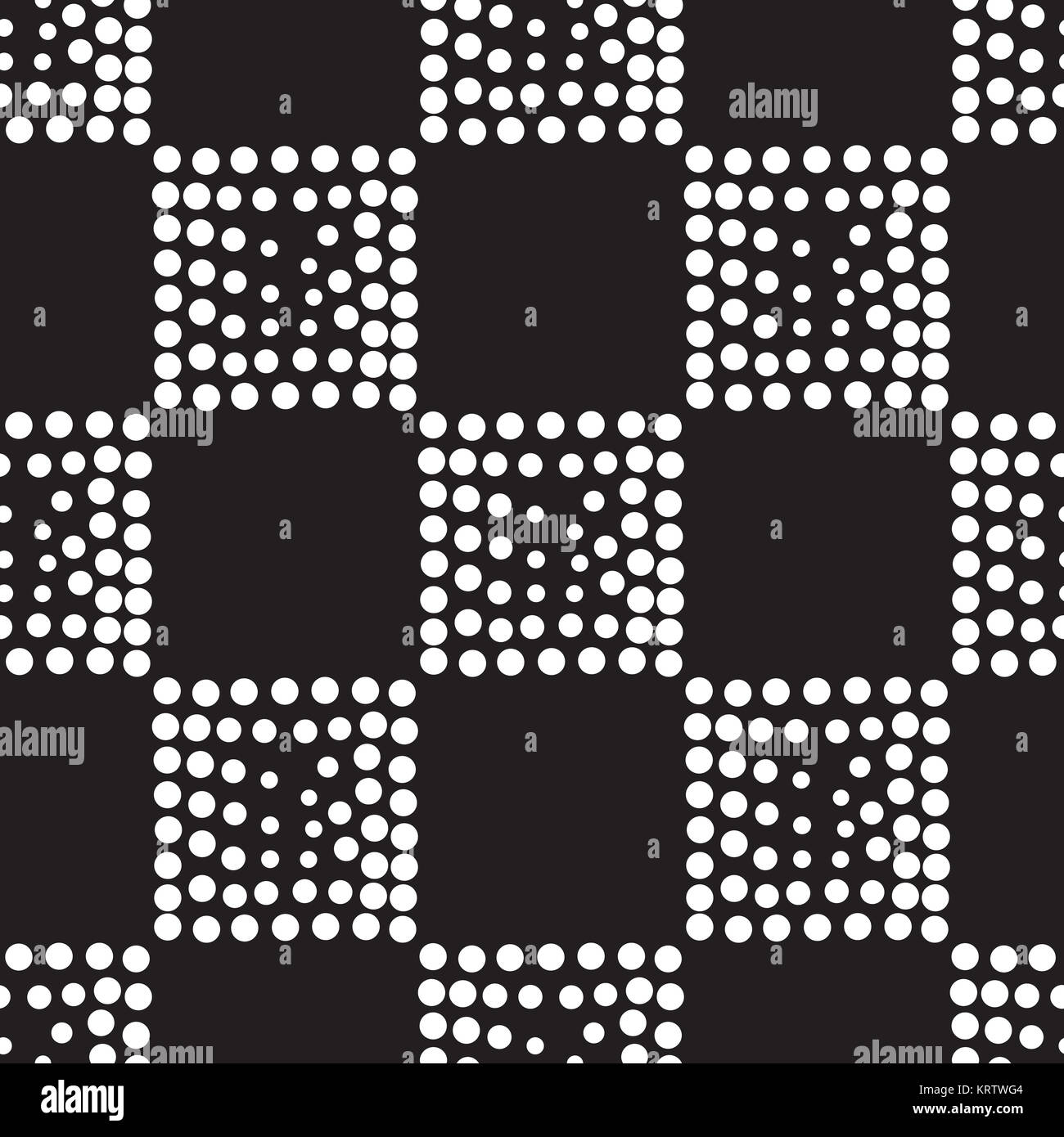 Vector geometric seamless pattern. Repeating abstract dots Stock Photo ...