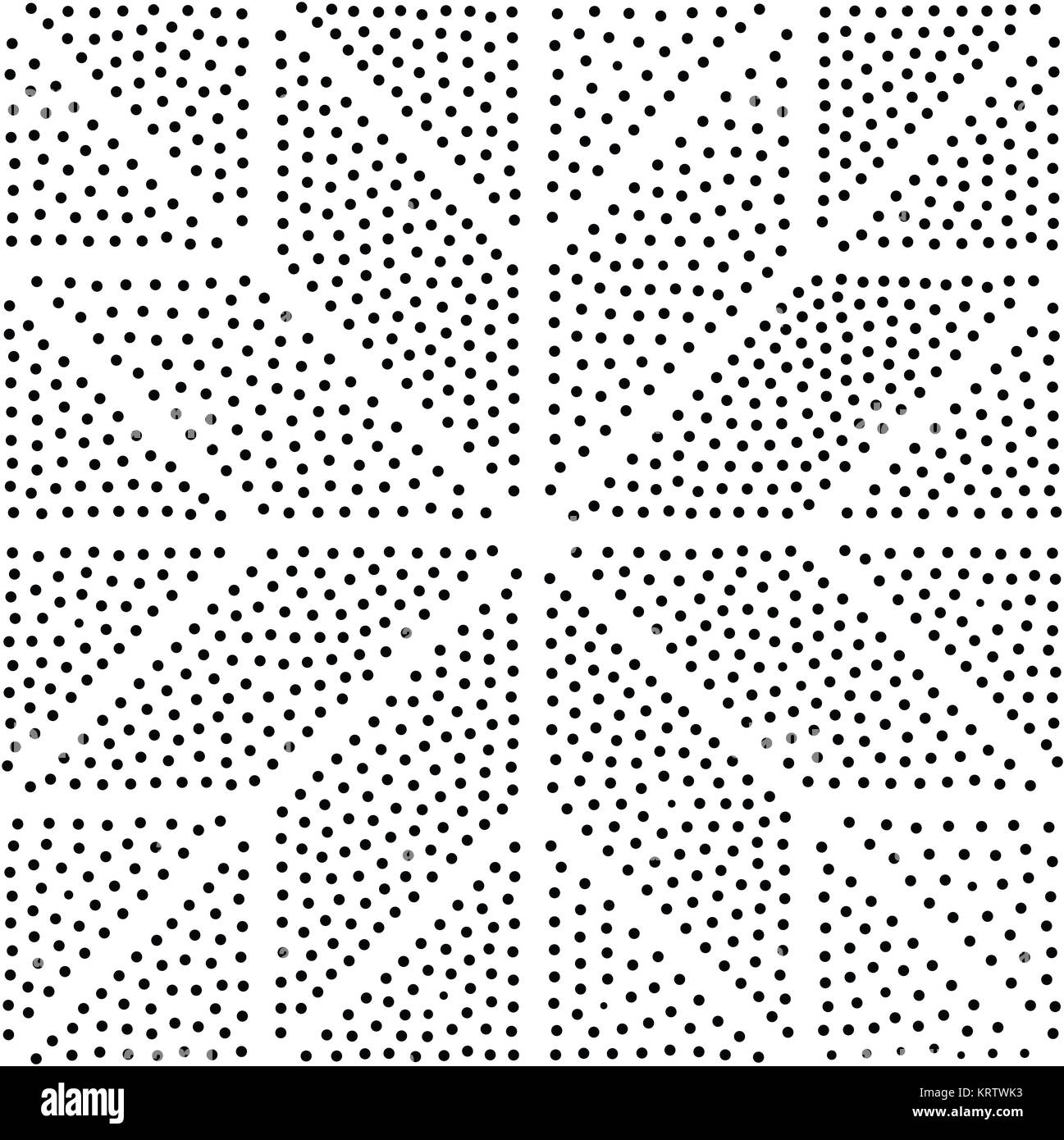 Vector geometric seamless pattern. Repeating abstract dots Stock Photo ...
