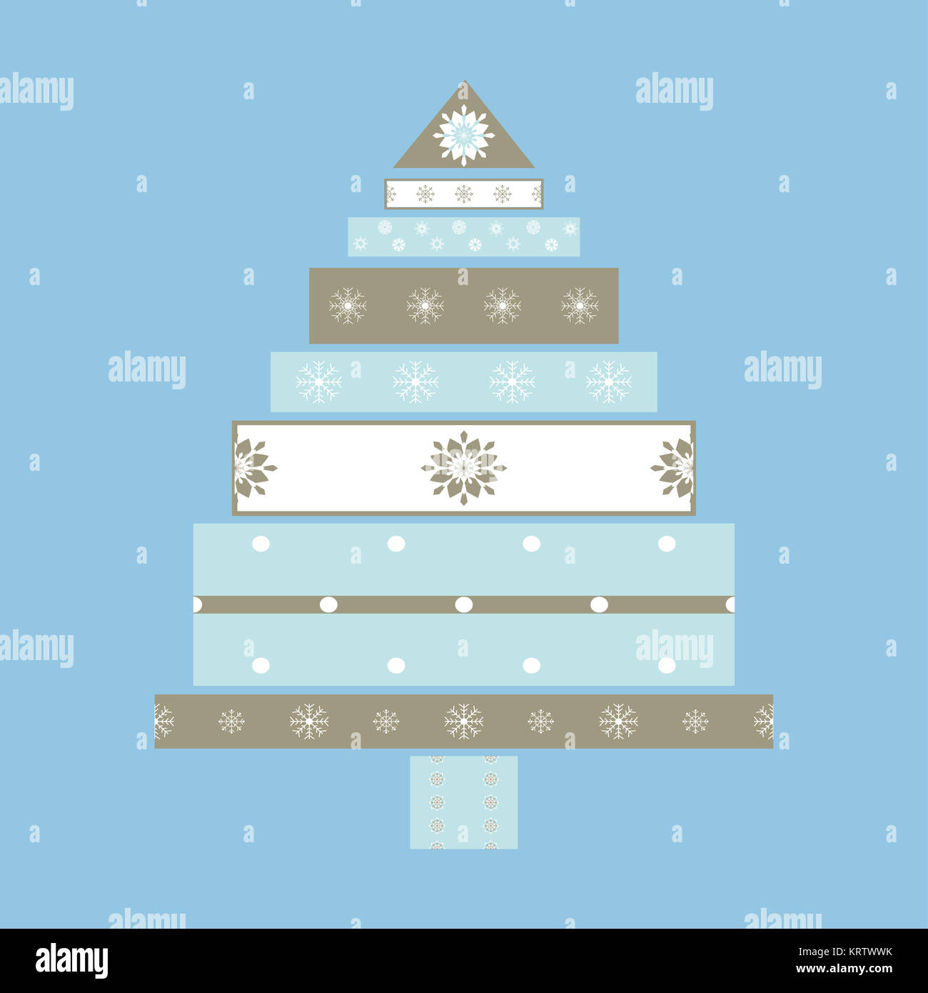 Christmas tree gifts card background Stock Photo - Alamy