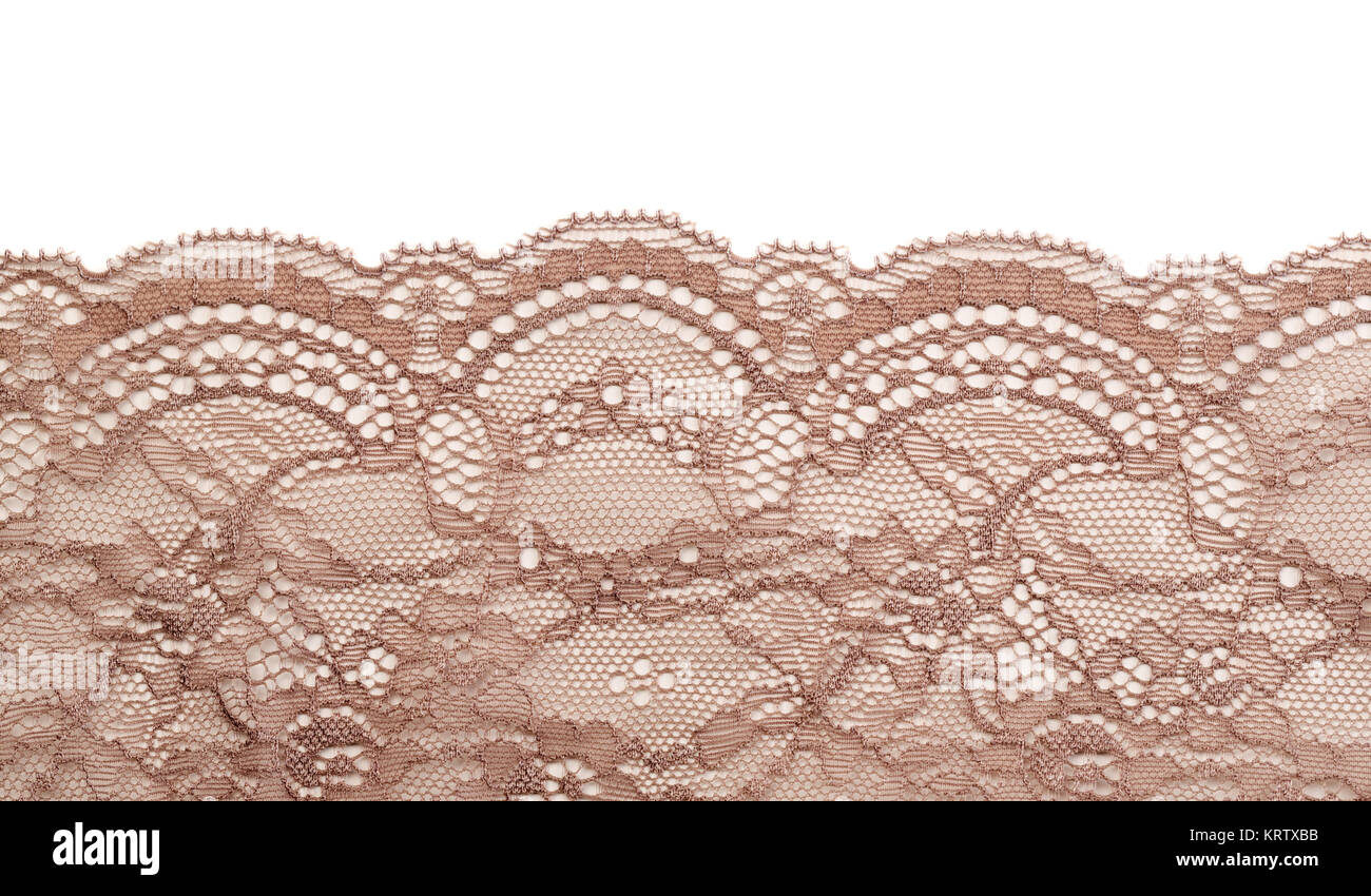 Beige satin lace Stock Photo - Alamy