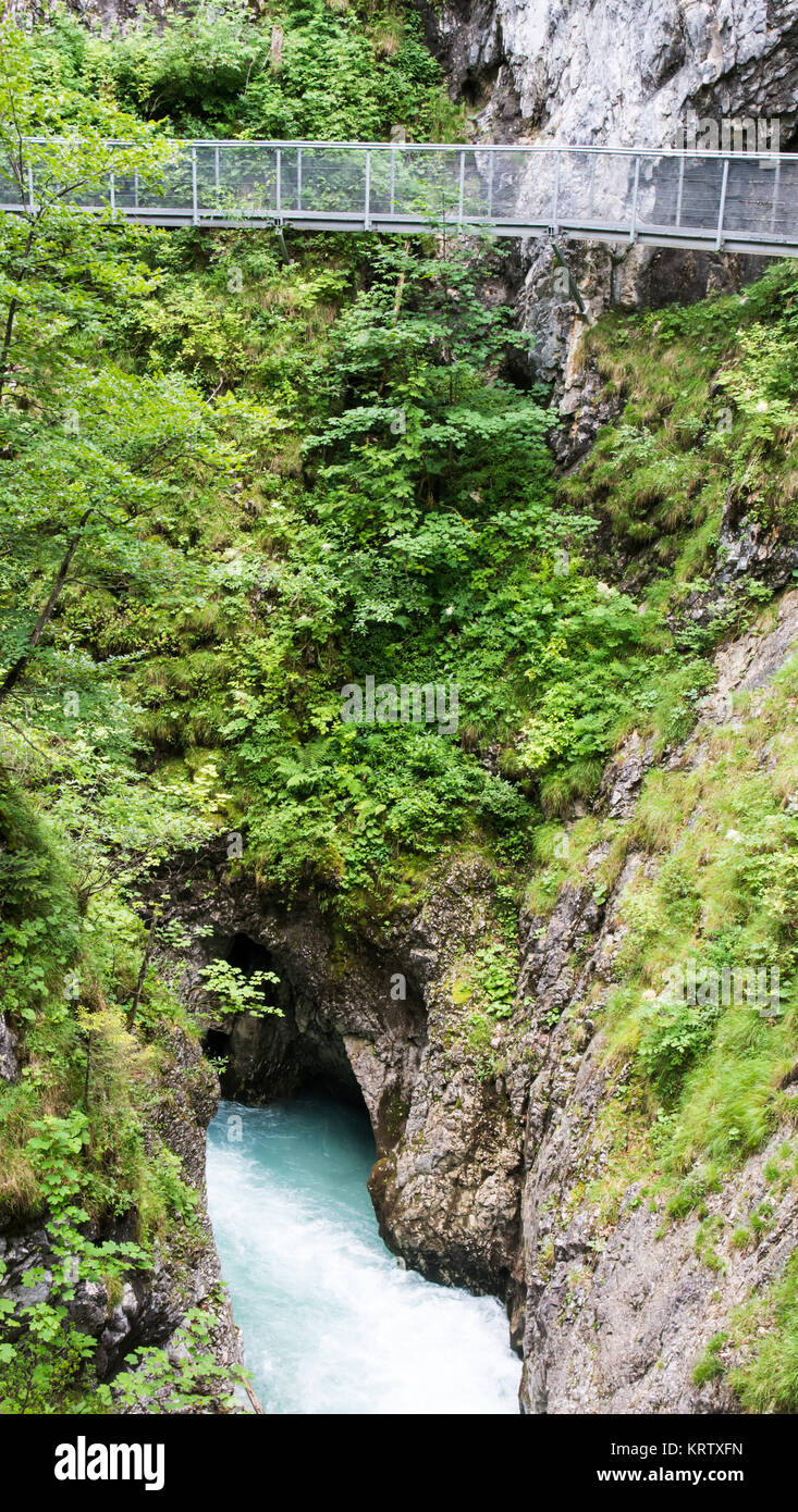 Bridge accross the Leutasch gorge Stock Photo - Alamy Bridge accross the Leutasch gorge Stock Photo - Alamy