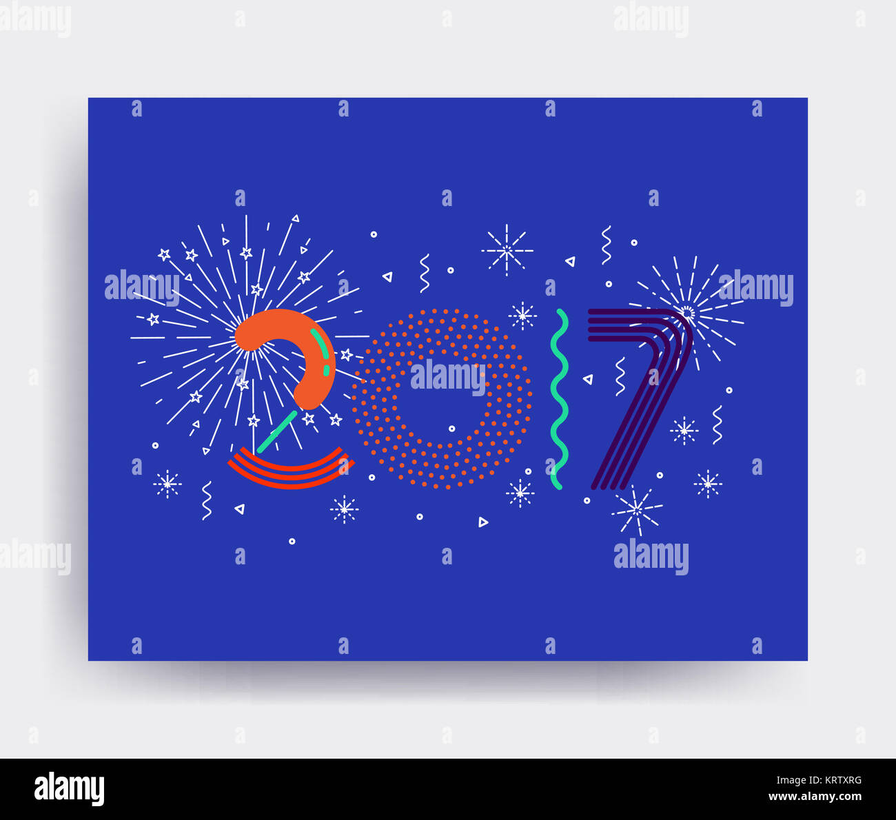 New Year design Stock Photo - Alamy