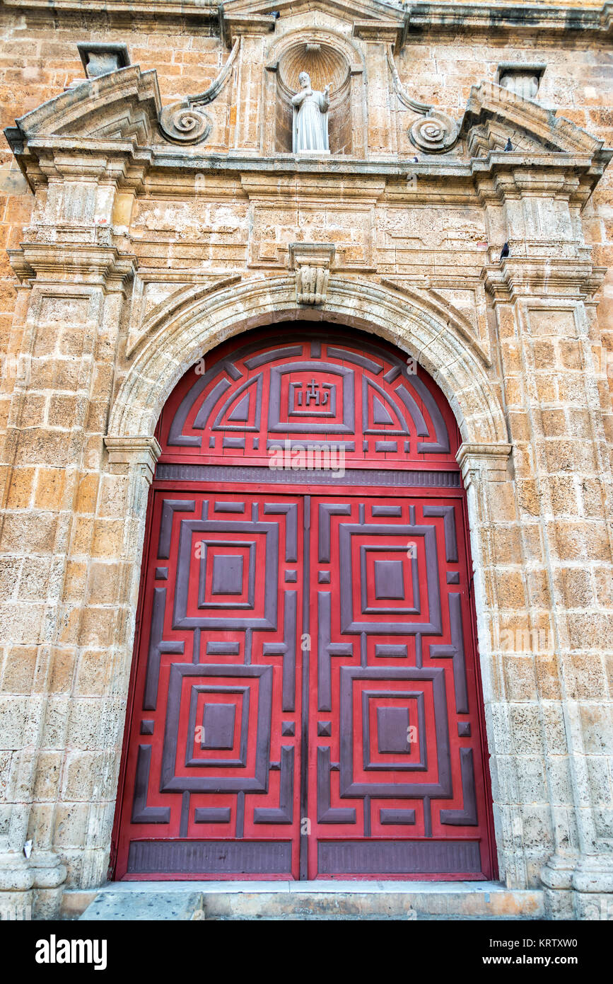 Entrance to a Church Stock Photo - Alamy