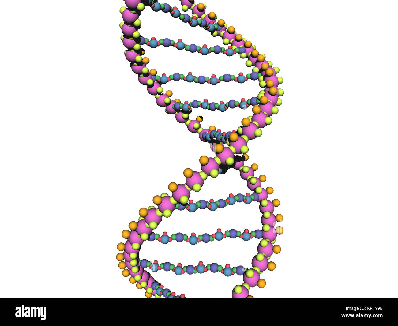 dna double helix exempted Stock Photo - Alamy