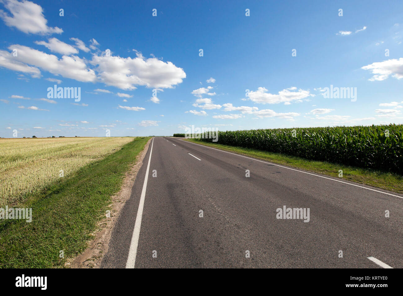 small paved road Stock Photo - Alamy