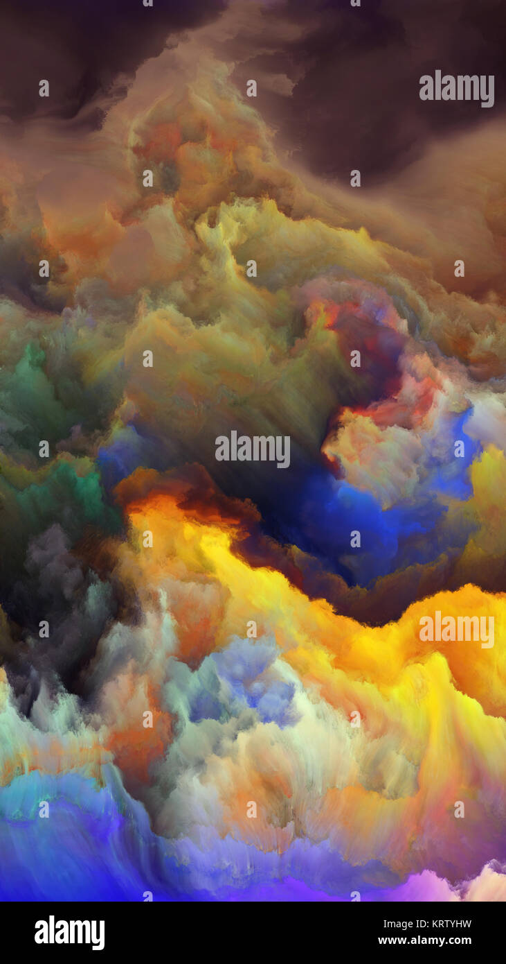 Visualization of Alien Atmosphere Stock Photo - Alamy