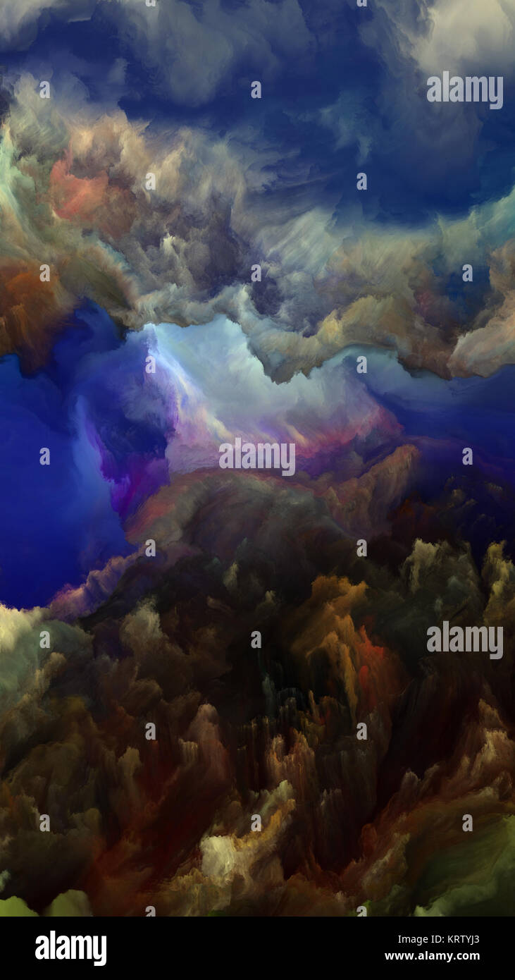 Visualization of Alien Atmosphere Stock Photo - Alamy