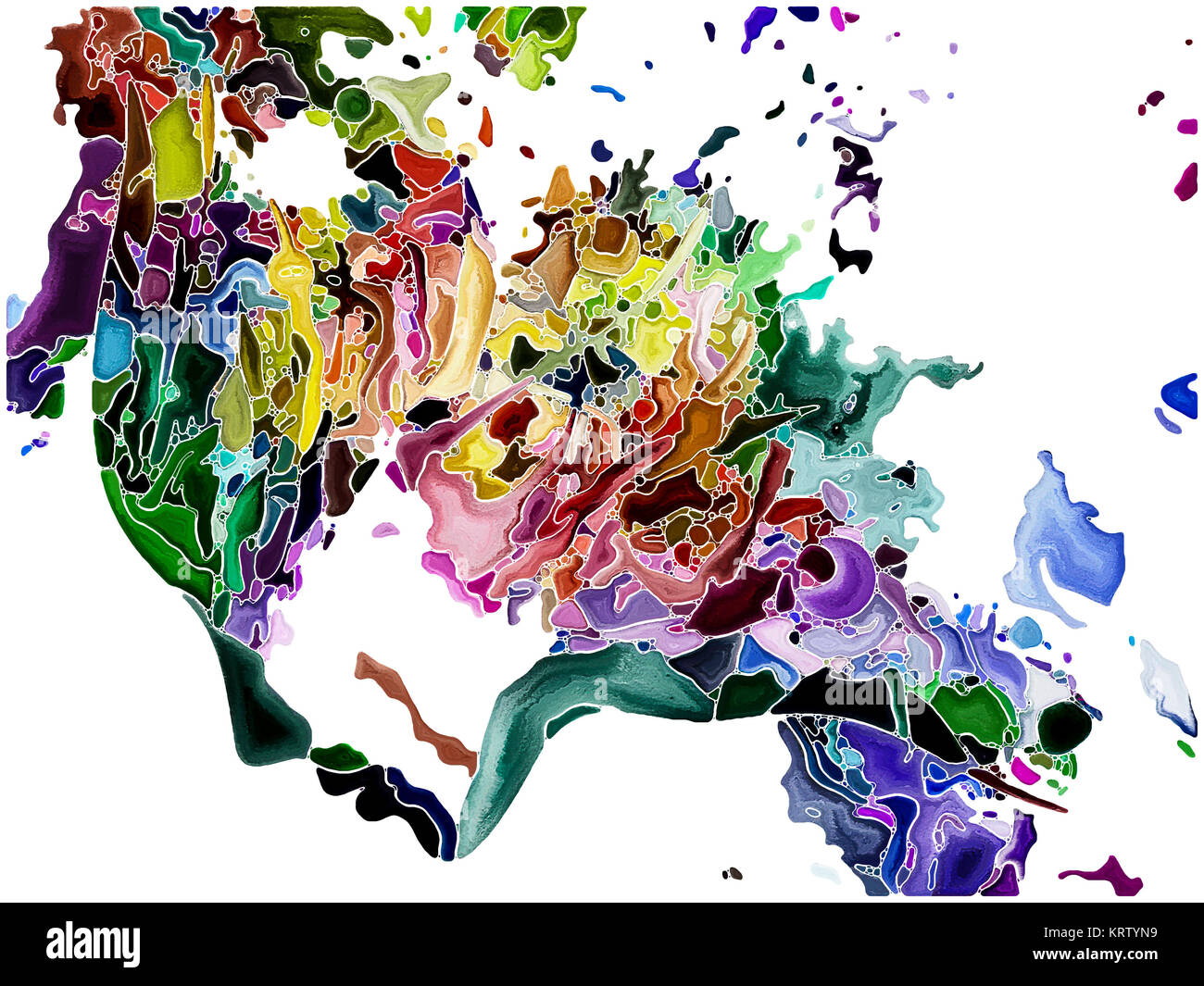 Fragmented face self hi-res stock photography and images - Alamy