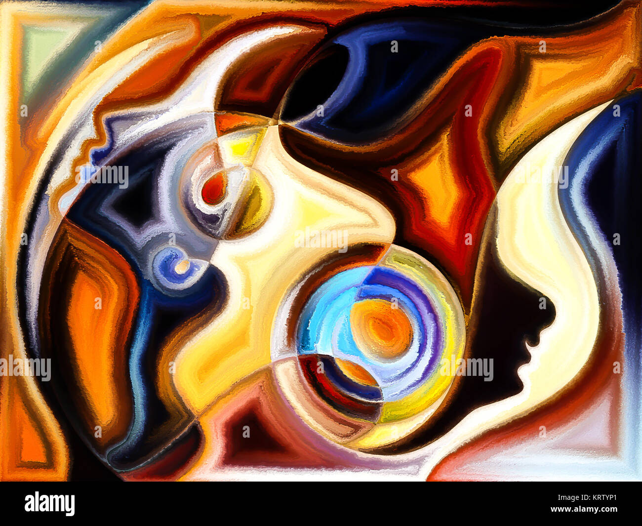 Unfolding of Communication Stock Photo - Alamy