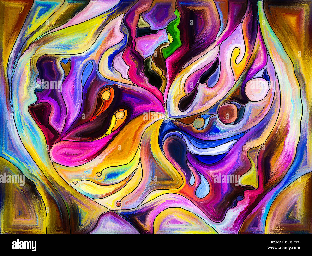 Vision of Self Fragmentation Stock Photo - Alamy