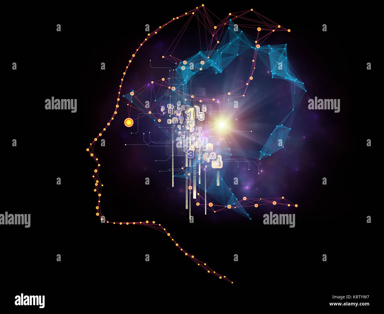 Lights of Connectivity Stock Photo - Alamy