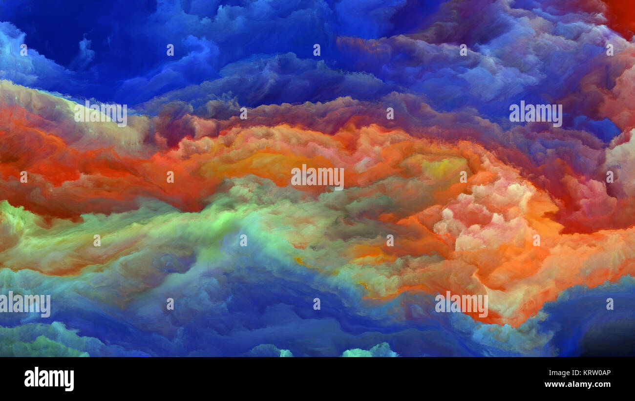 Visualization of Alien Atmosphere Stock Photo - Alamy