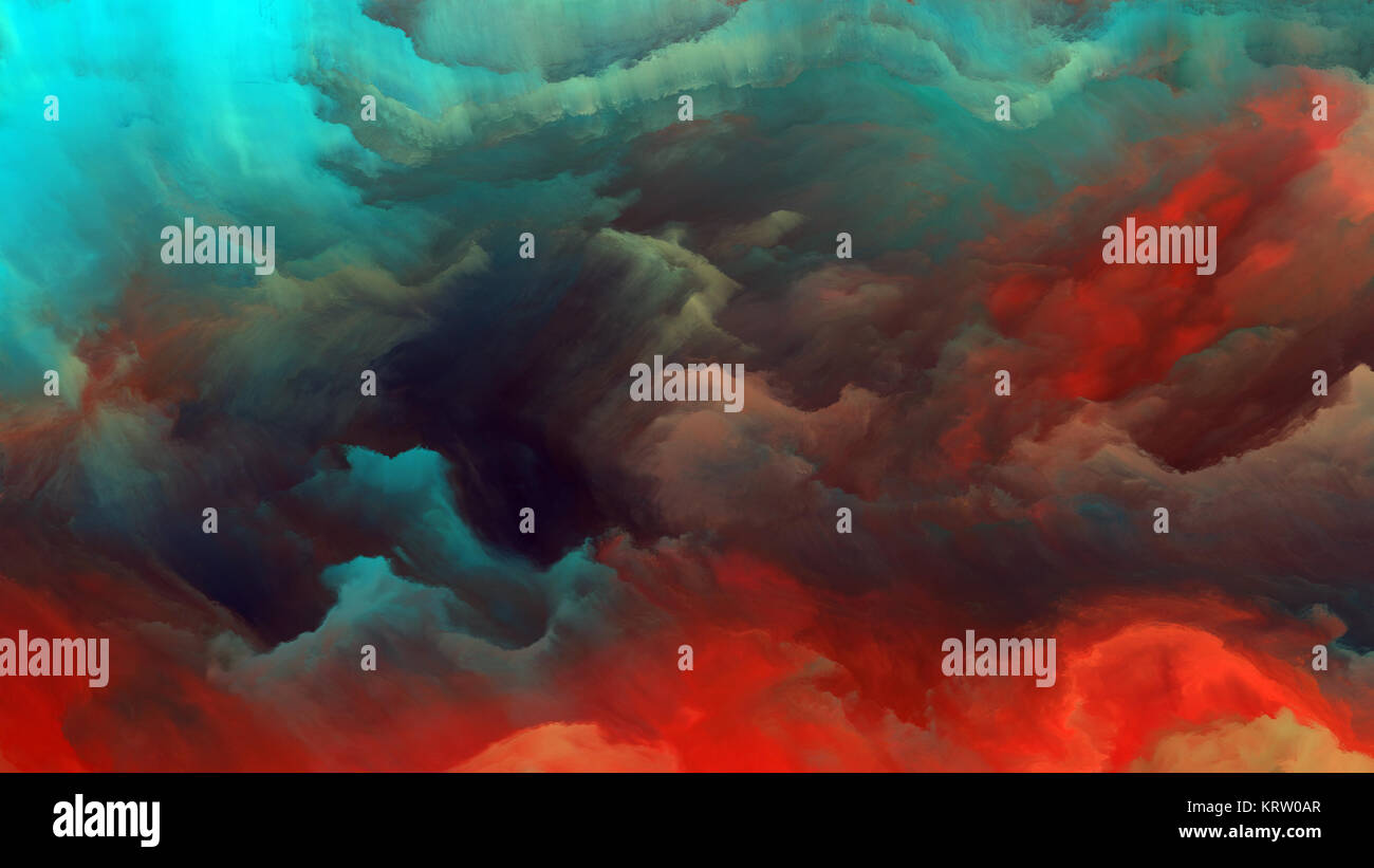 Visualization of Alien Atmosphere Stock Photo - Alamy