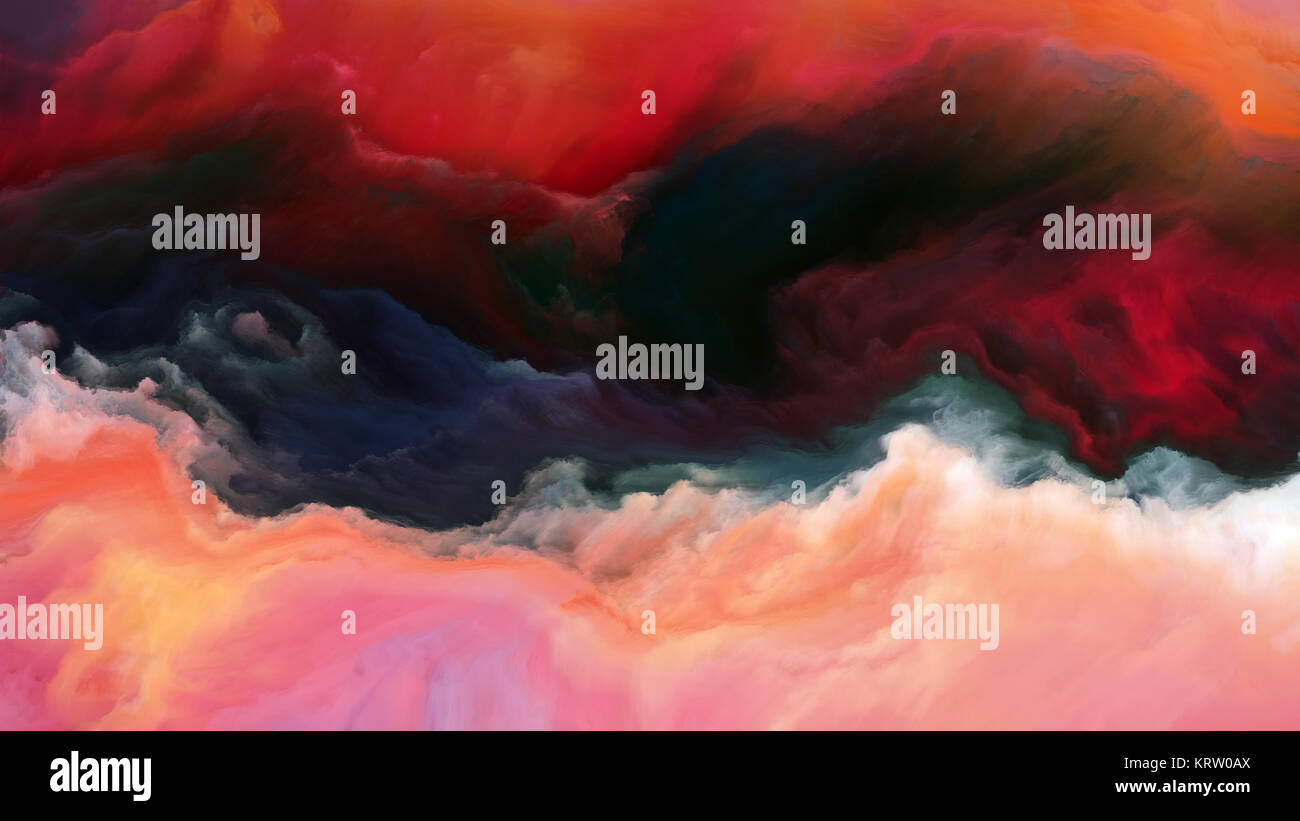 Visualization of Alien Atmosphere Stock Photo - Alamy