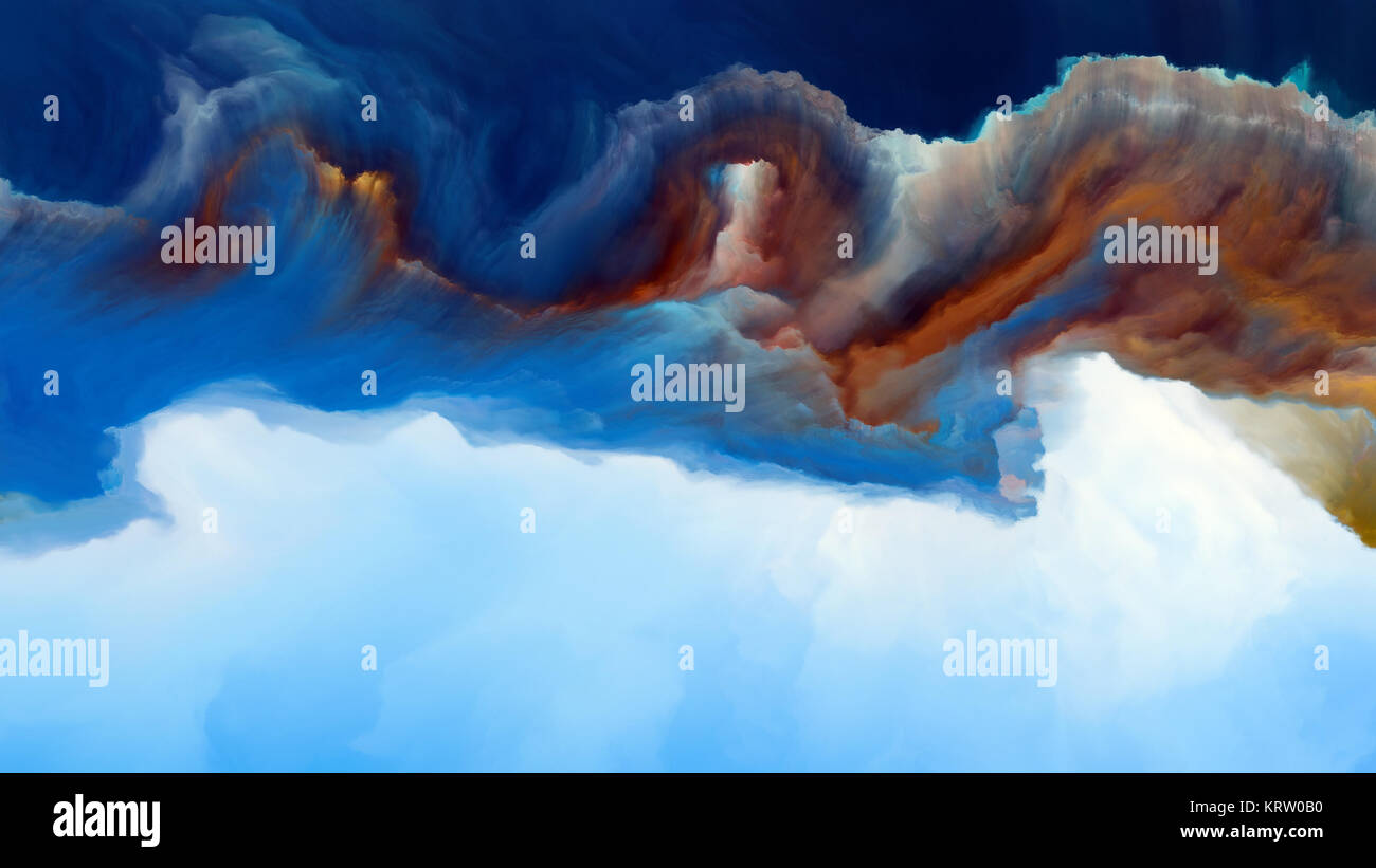 Visualization of Alien Atmosphere Stock Photo - Alamy