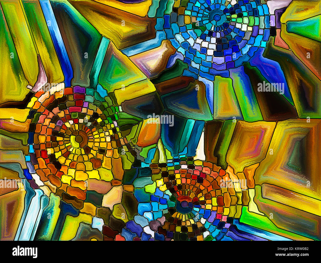 Visualization of Vibrant Division Stock Photo - Alamy