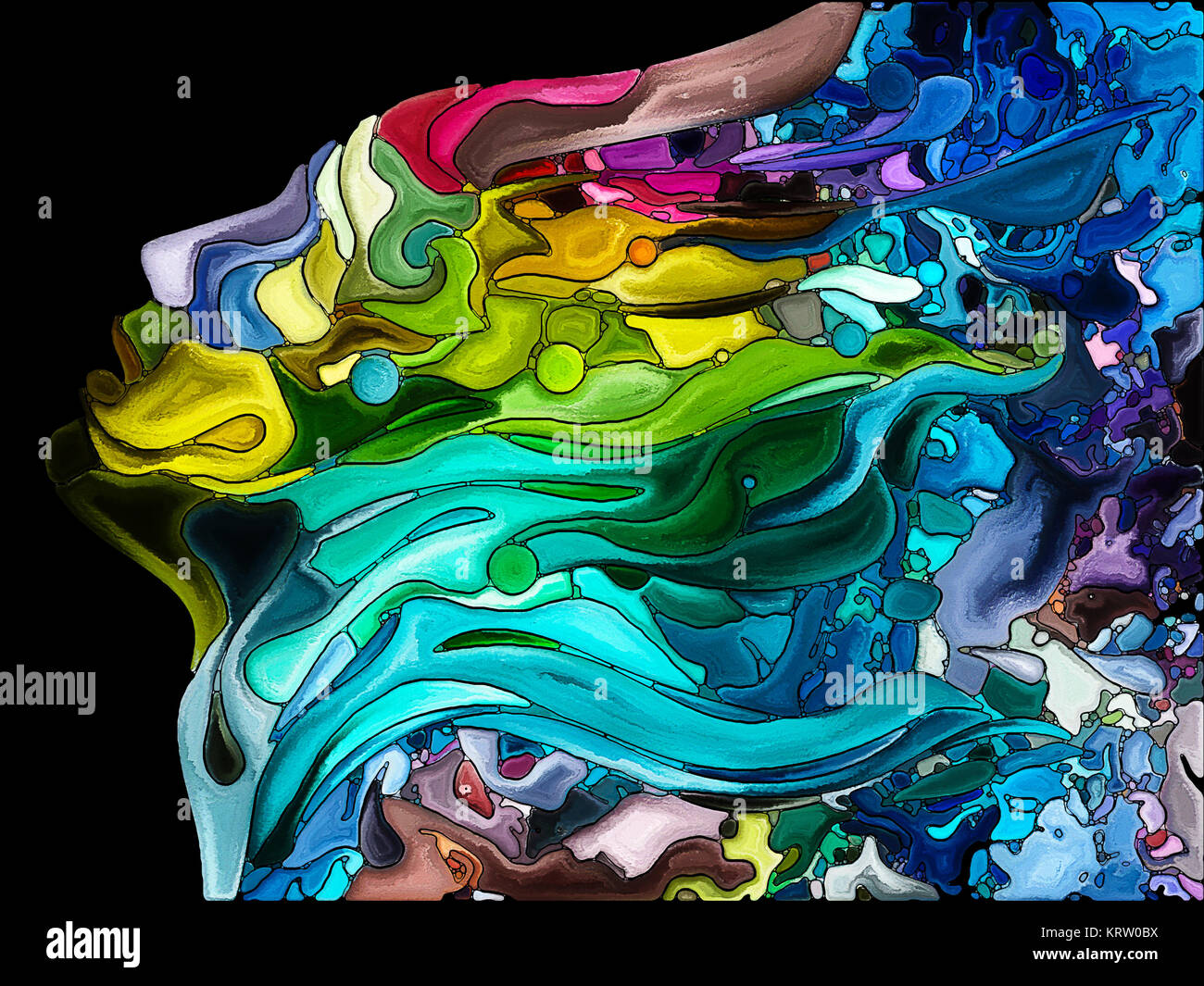 Elements of Self Fragmentation Stock Photo - Alamy