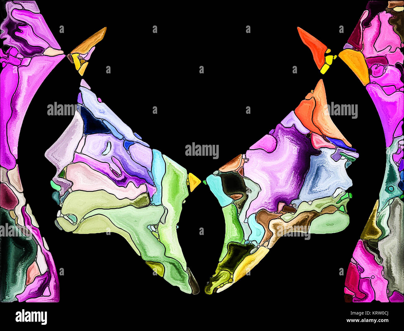 Visualization of Self Fragmentation Stock Photo - Alamy