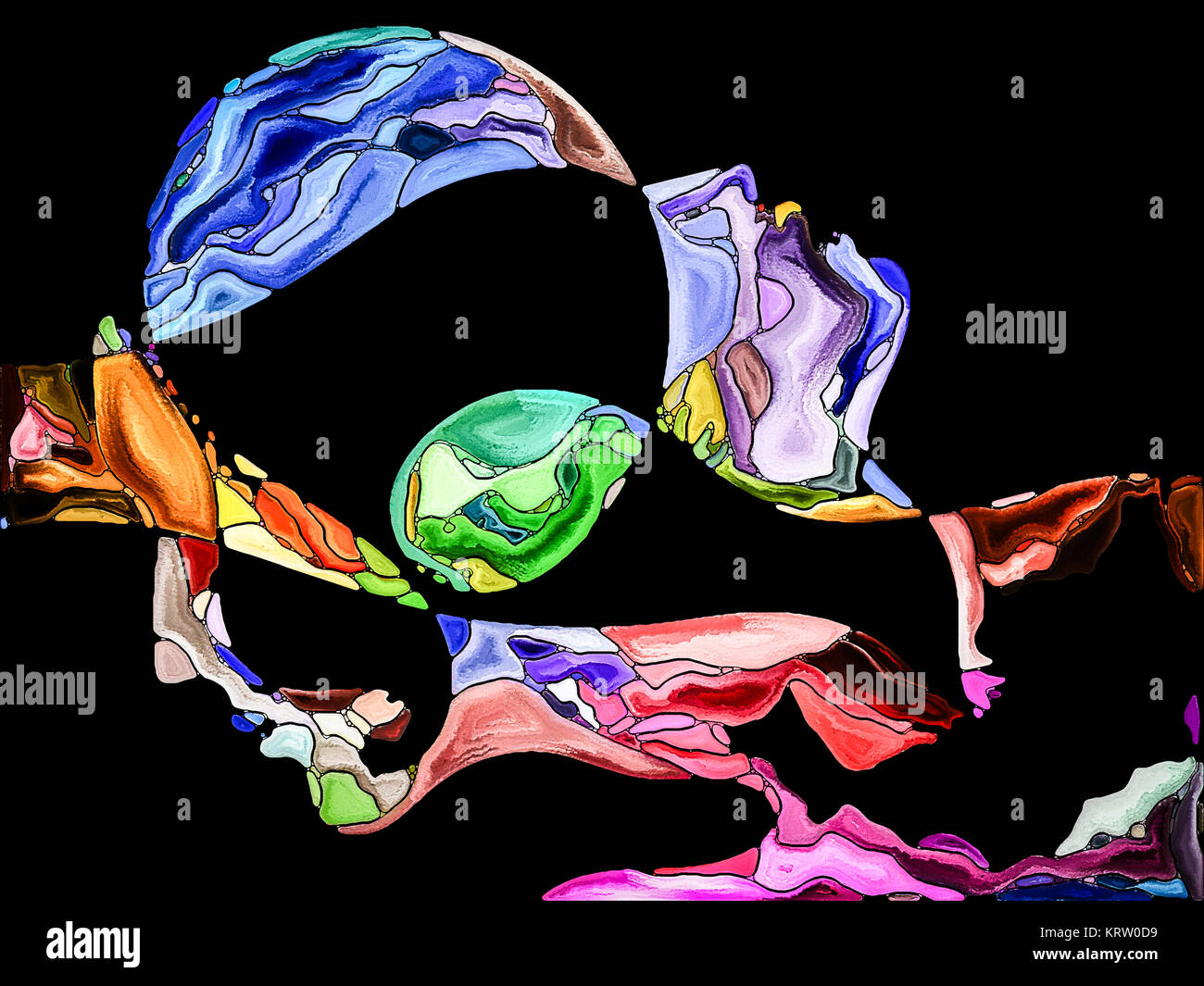 Energy of Self Fragmentation Stock Photo - Alamy