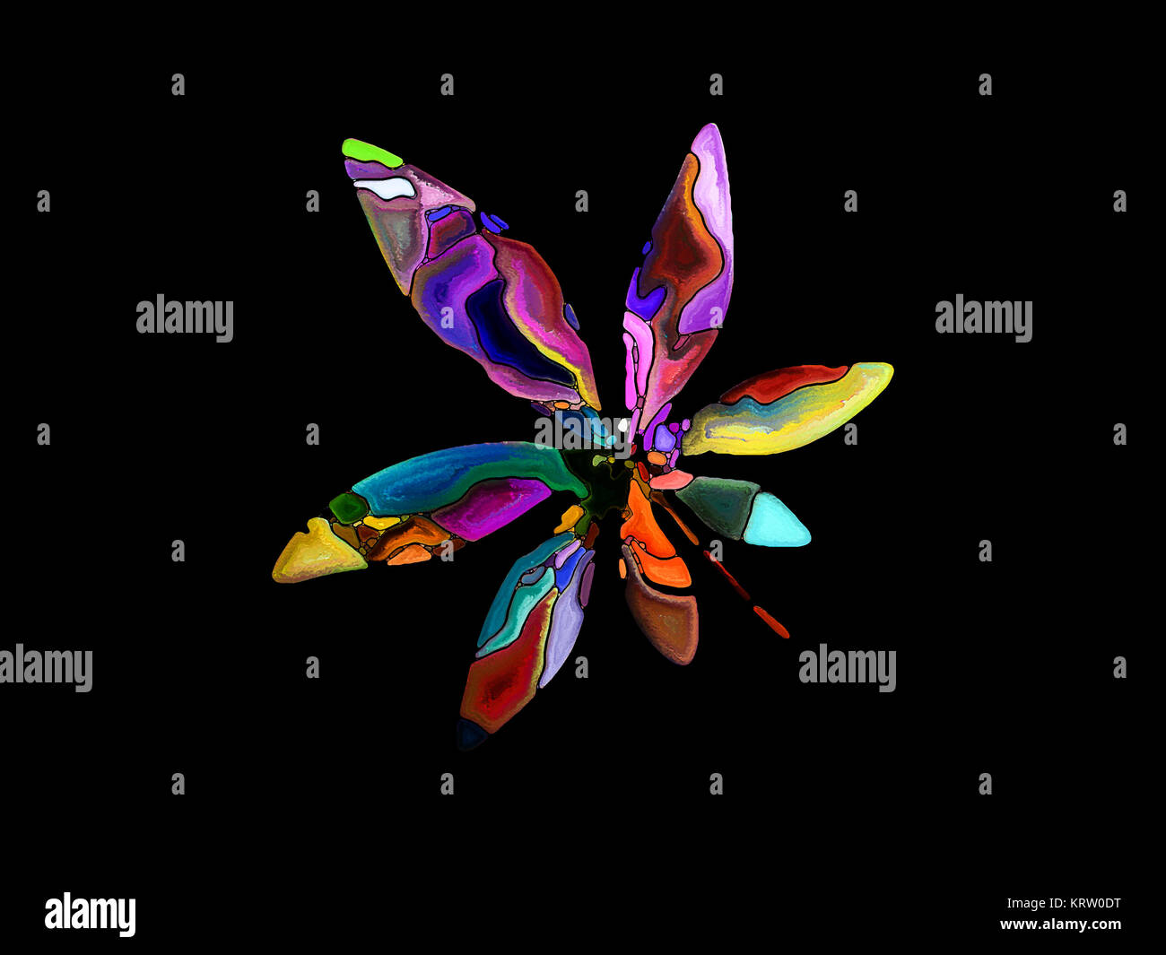 Vision of Self Fragmentation Stock Photo - Alamy