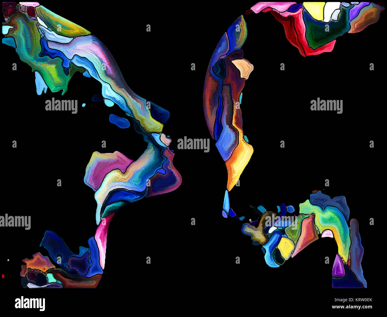 Identity fragmentation hi-res stock photography and images - Alamy