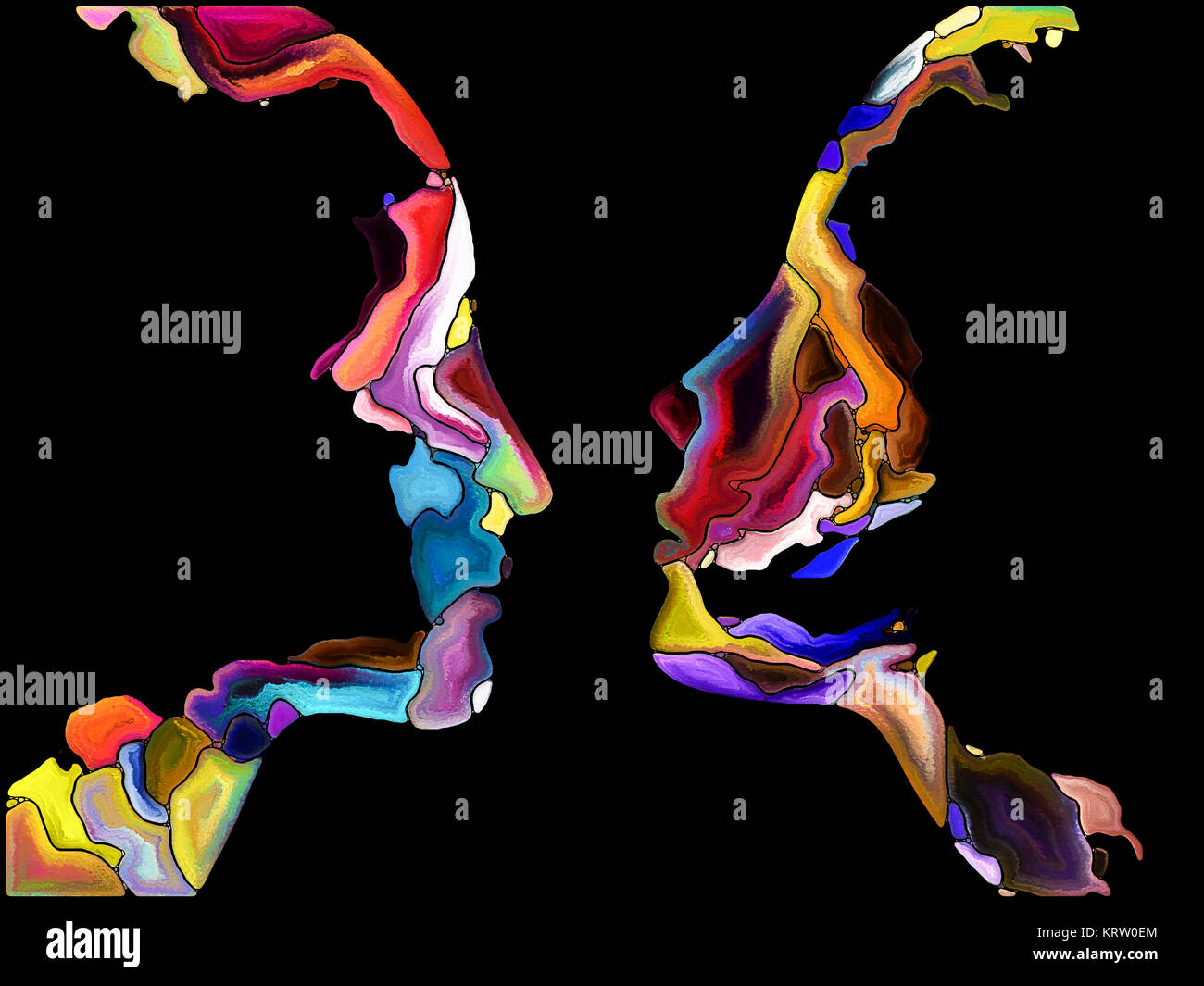 Synergies of Self Fragmentation Stock Photo - Alamy