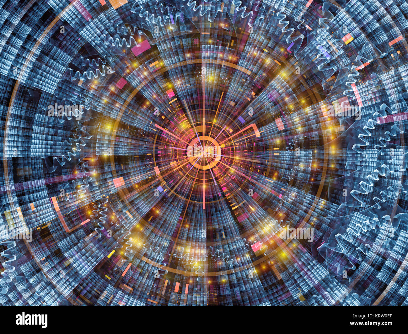 Elements of Circular Destination Stock Photo - Alamy