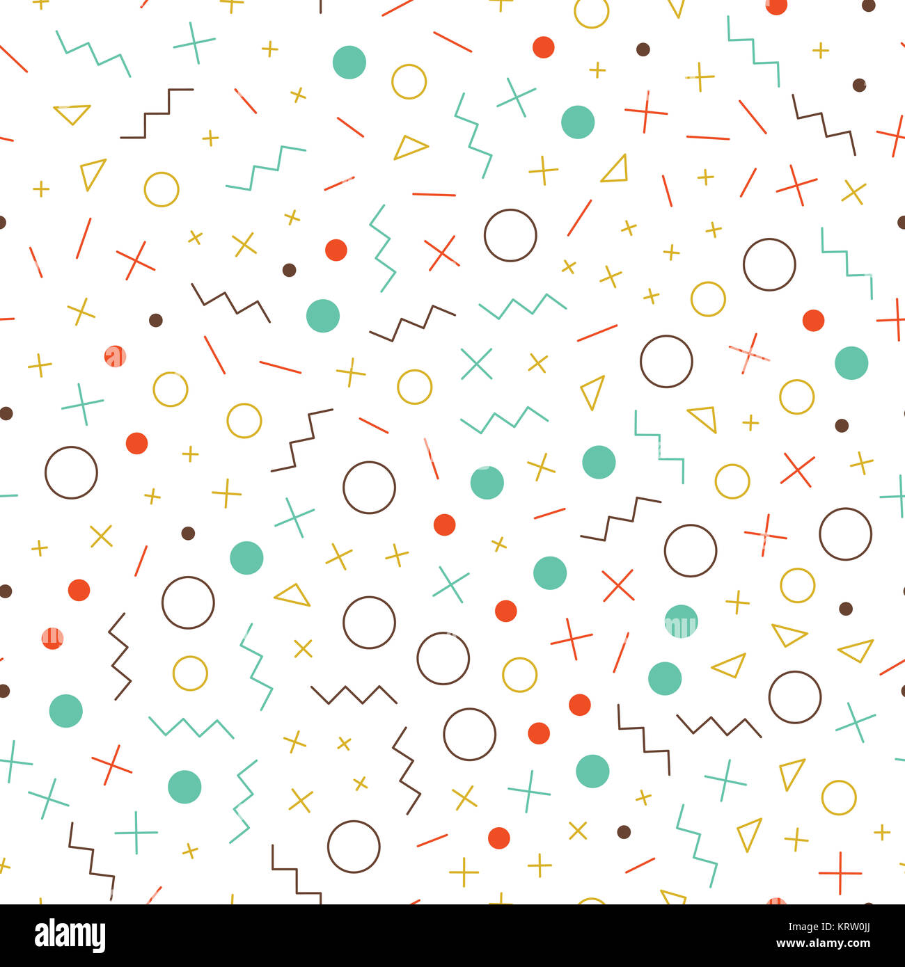 Stylish flat geometric shapes Cut Out Stock Images & Pictures - Alamy