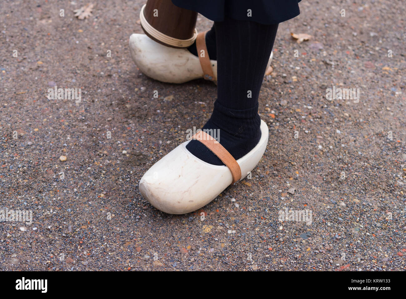 woman wearing clogs Stock Photo - Alamy