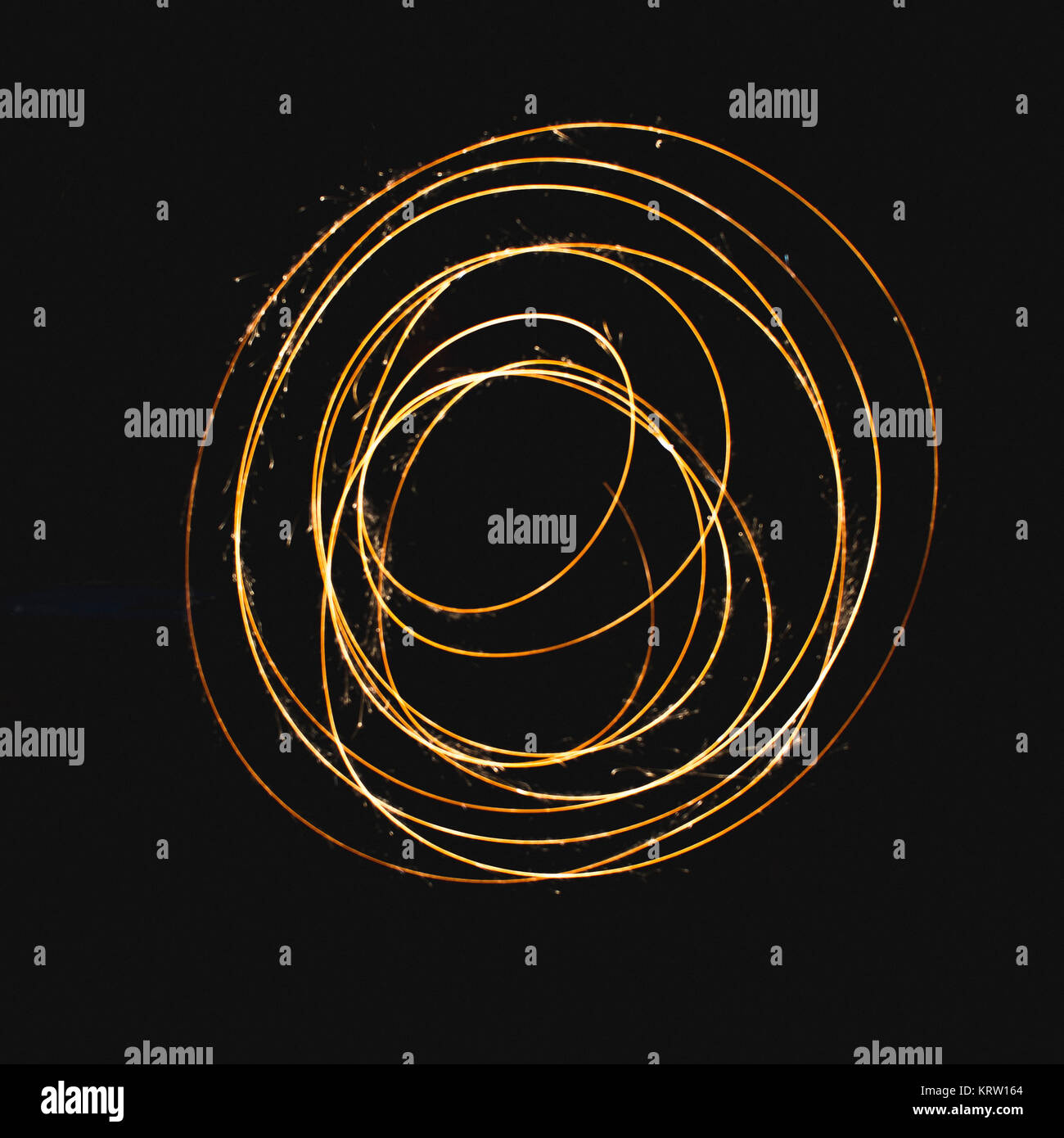 Sparkler Circle Shapes Stock Photo - Alamy