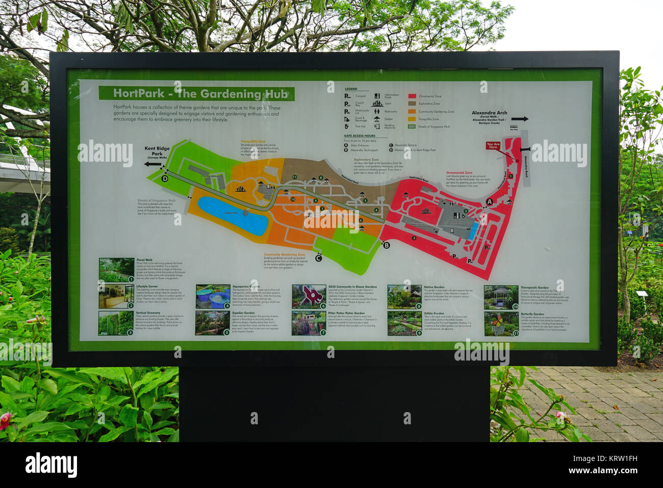 View of the Southern Ridges, a trail connecting parks along the ...