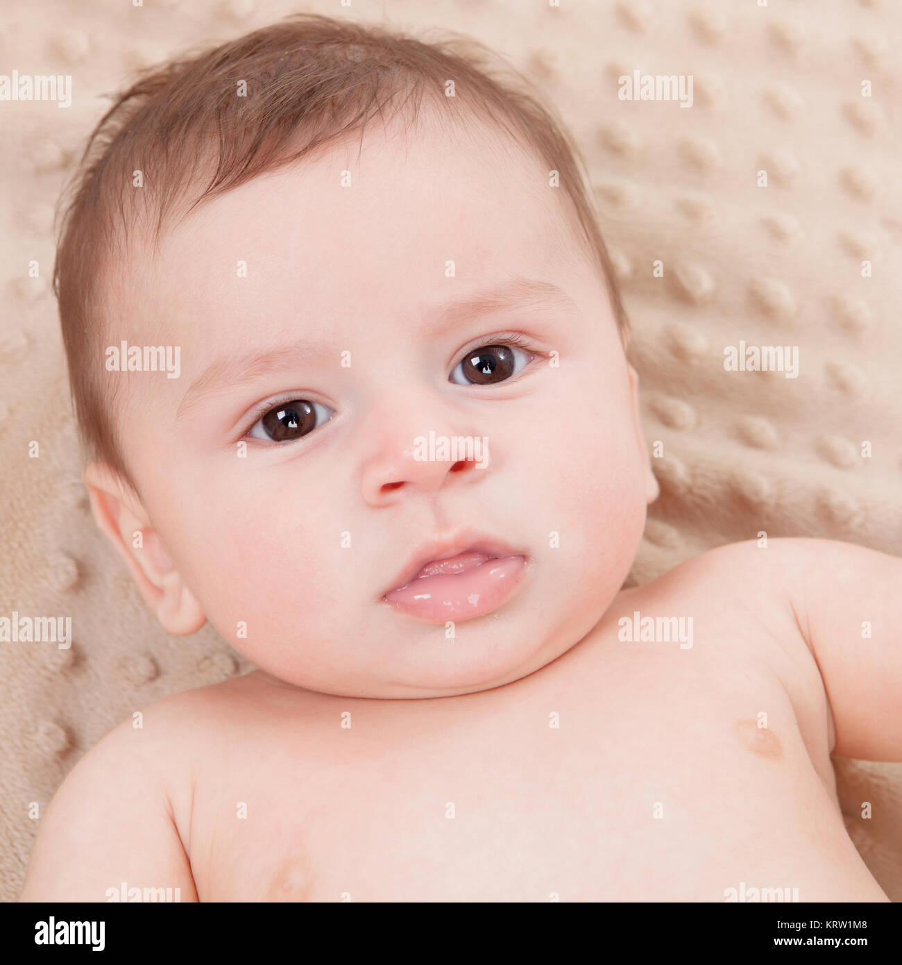 Cute portrait of a baby Stock Photo - Alamy