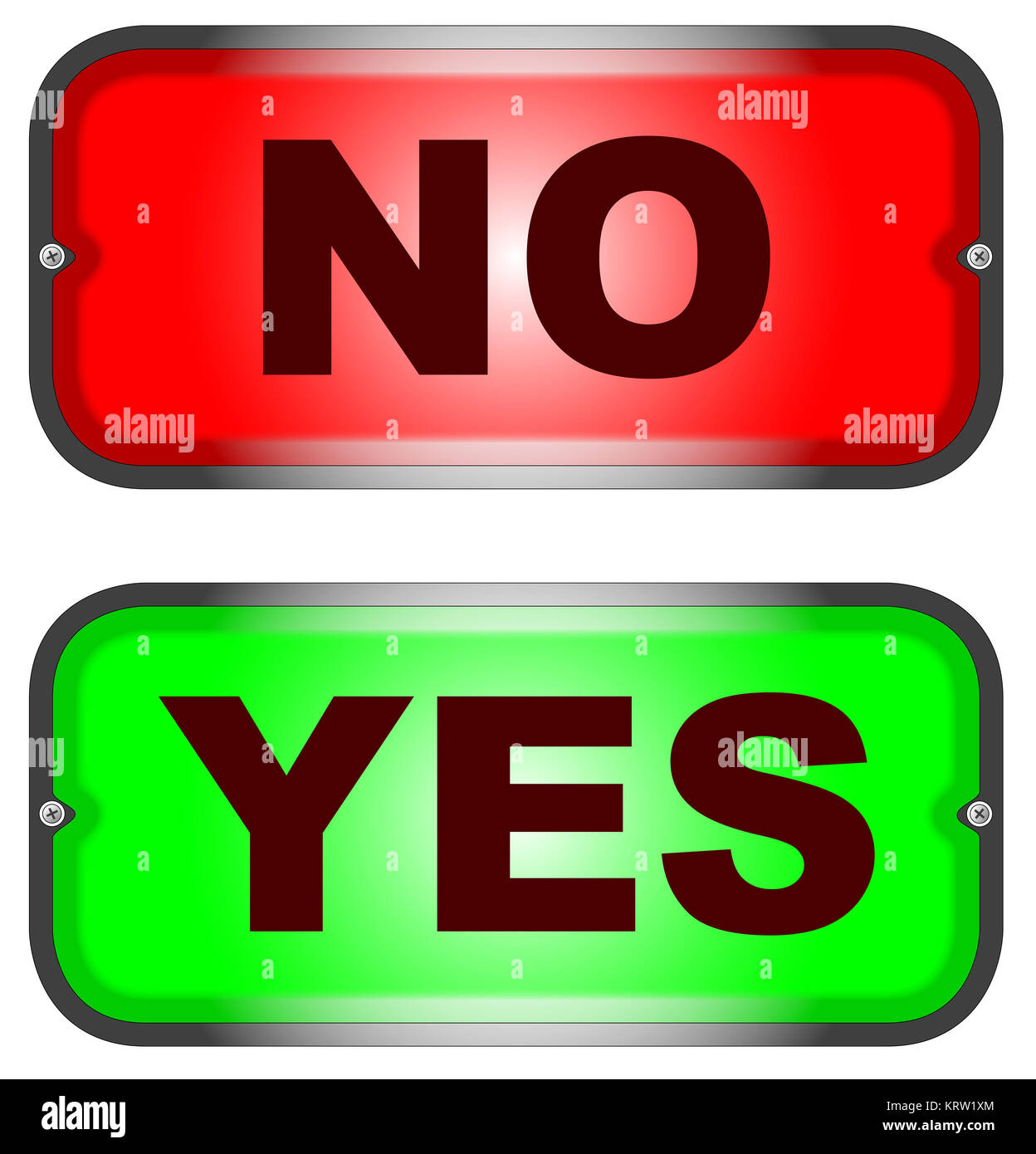 Green Yes Sign