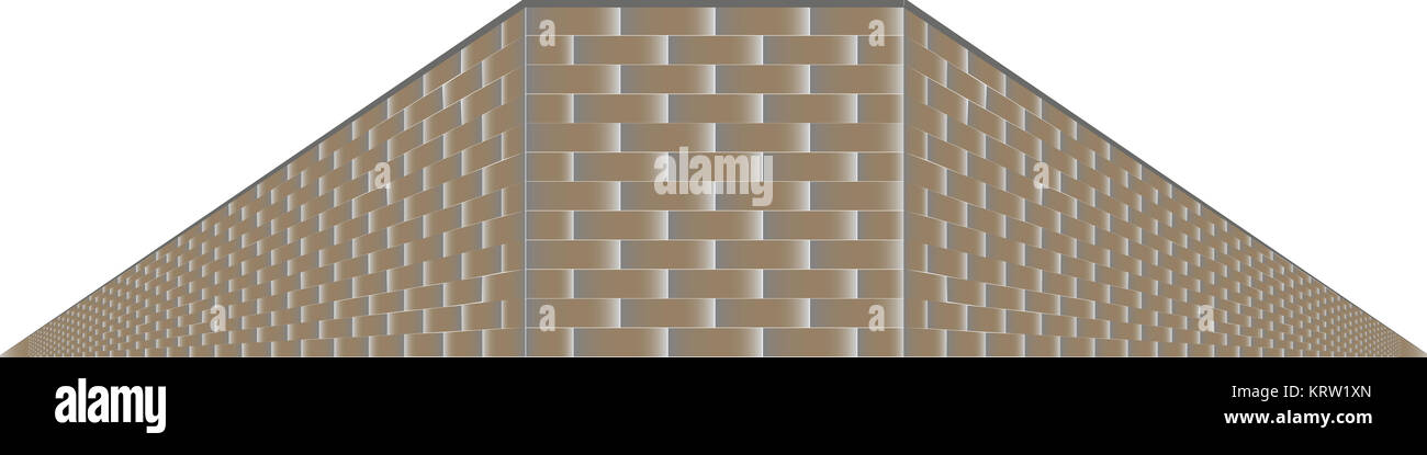Isolated Wall Perspective Stock Photo - Alamy