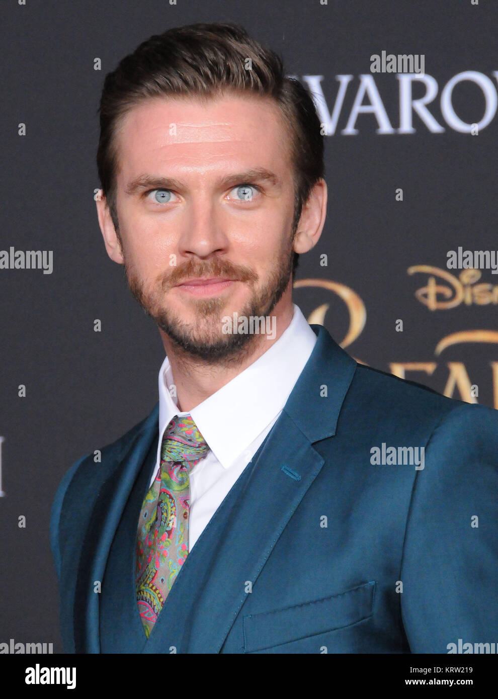HOLLYWOOD, CA - MARCH 2: Actor Dan Stevens attends Disney's "Beauty And ...