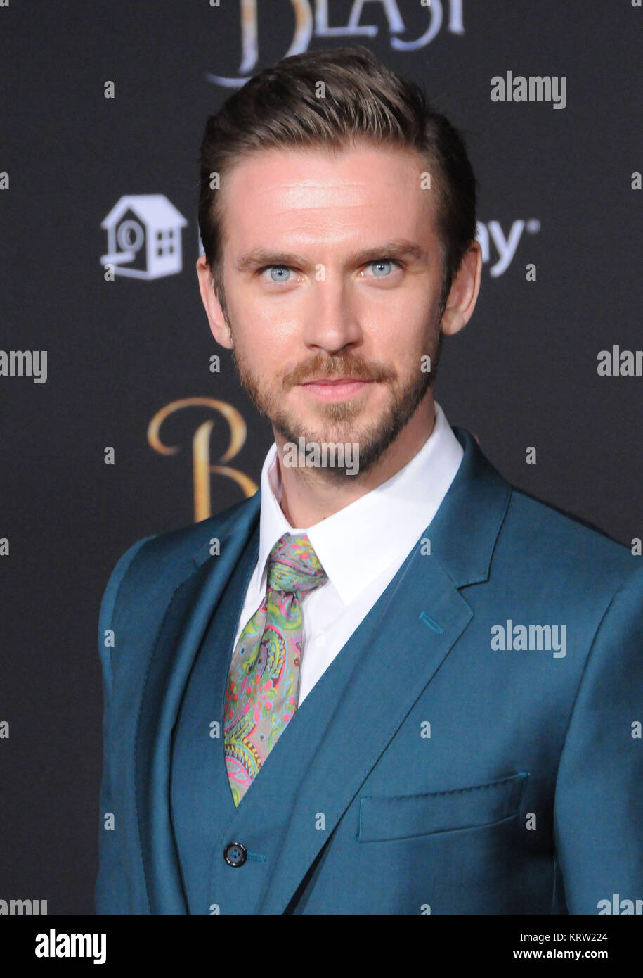 HOLLYWOOD, CA - MARCH 2: Actor Dan Stevens attends Disney's "Beauty And ...
