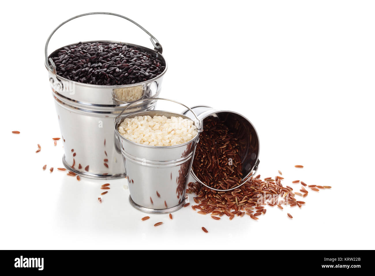 Silver rice Cut Out Stock Images & Pictures - Alamy