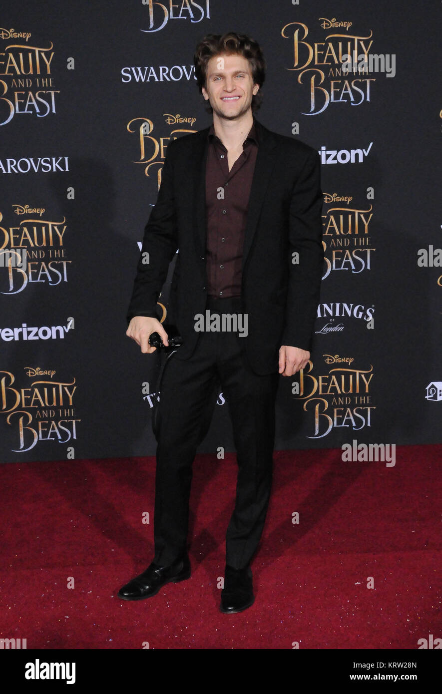 HOLLYWOOD, CA - MARCH 2: Actress Keegan Allen attends Disney's "Beauty ...