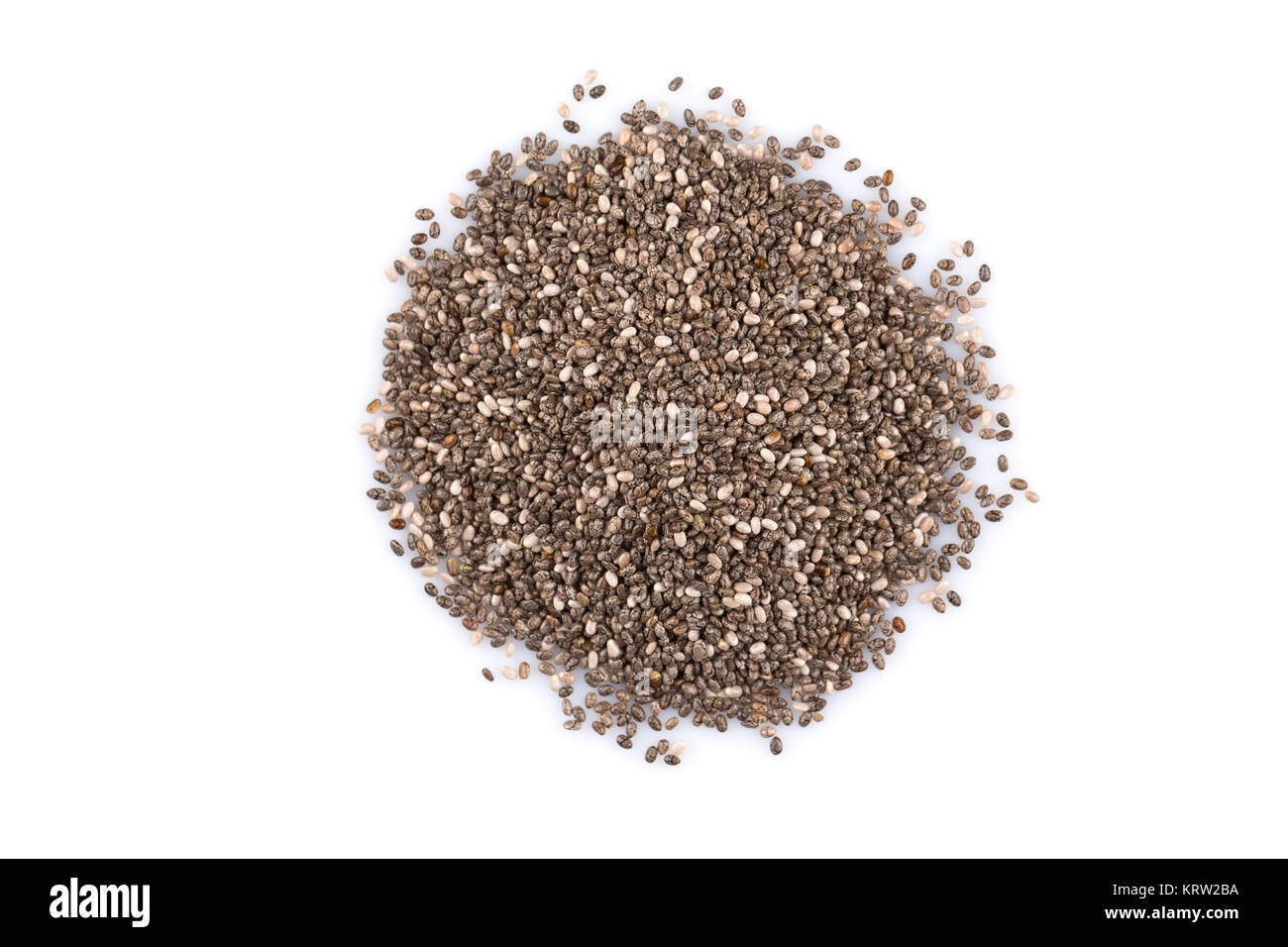 Black chia seeds Cut Out Stock Images & Pictures - Alamy