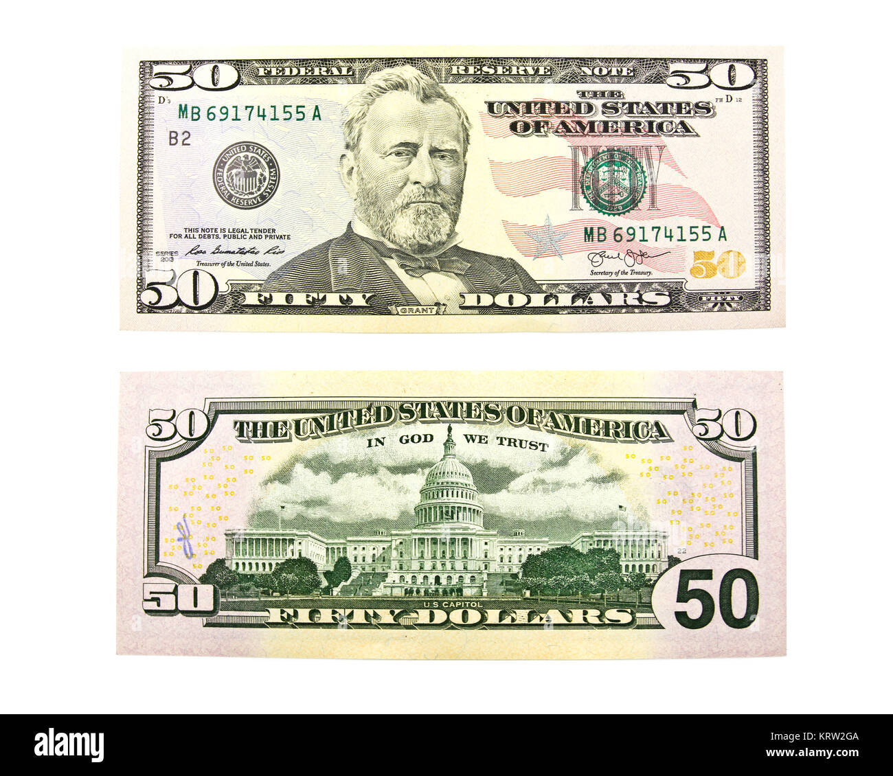 50 dollar bill Cut Out Stock Images & Pictures - Alamy