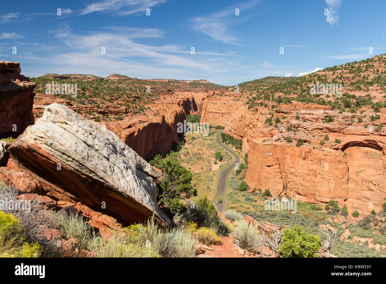 Burr trail switchbacks hi-res stock photography and images - Alamy