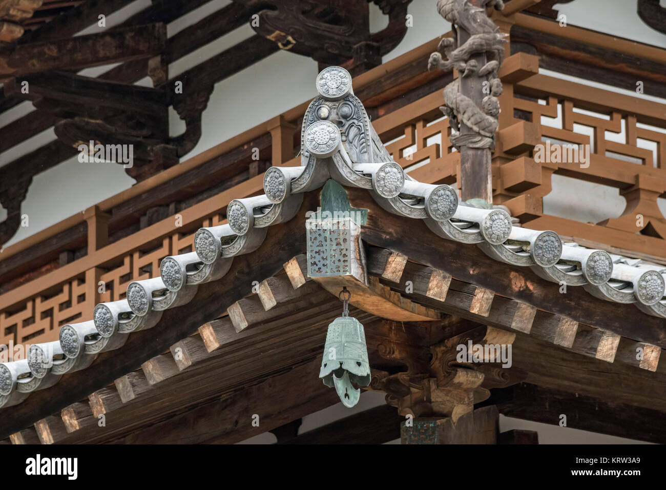 Kondo, Horyuji temple, Ikaruga Town, Ikoma District, Nara Prefecture ...