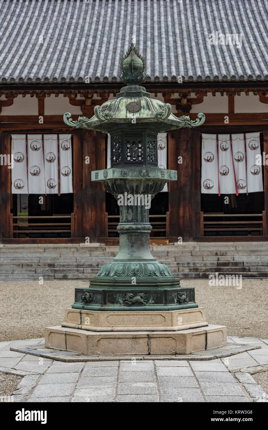 Horyuji temple, Ikaruga Town, Ikoma District, Nara Prefecture, Japan ...
