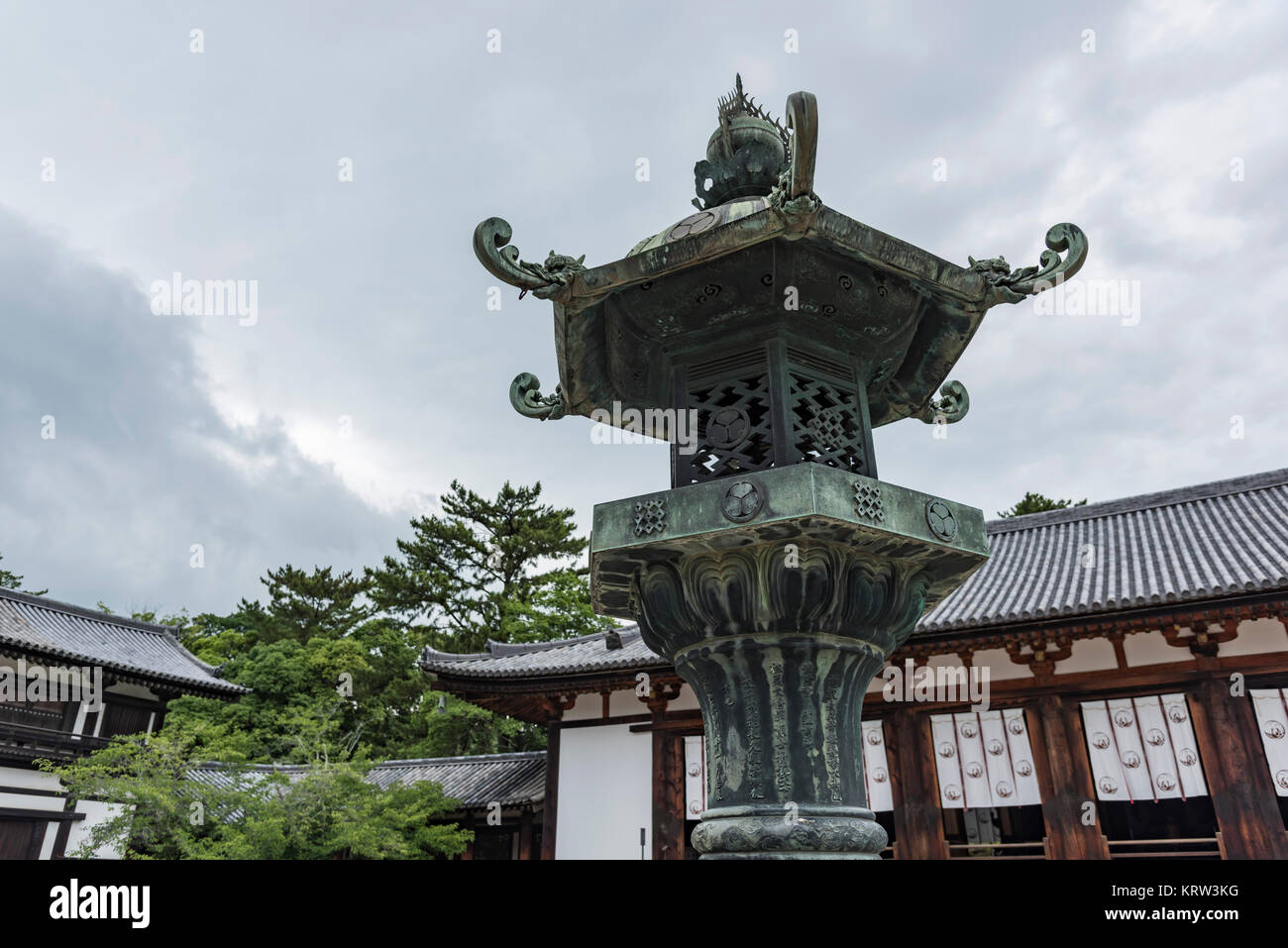 Horyuji temple, Ikaruga Town, Ikoma District, Nara Prefecture, Japan ...