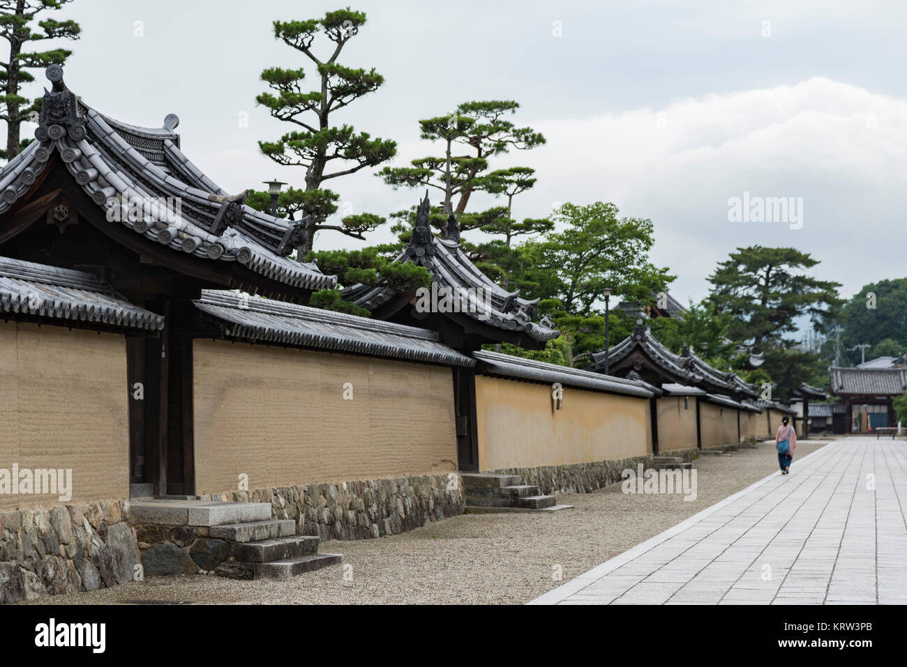 Horyuji temple, Ikaruga Town, Ikoma District, Nara Prefecture, Japan ...