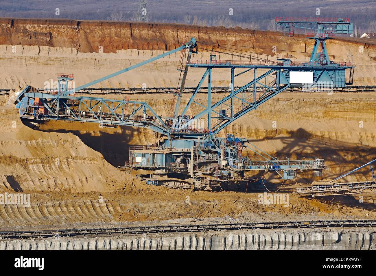 Coal Mine Excavation Stock Photo - Alamy