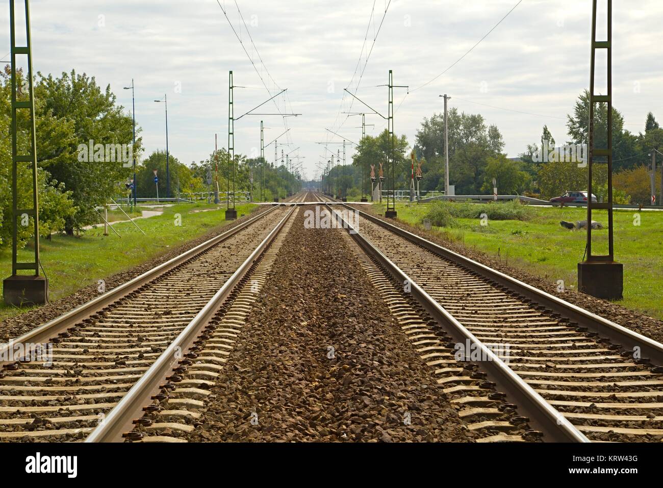 Old railway track as right of way hi-res stock photography and images ...