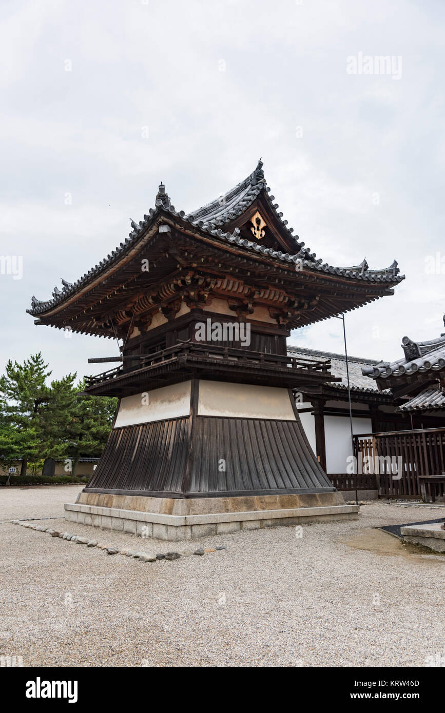 Horyuji temple, Ikaruga Town, Ikoma District, Nara Prefecture, Japan ...