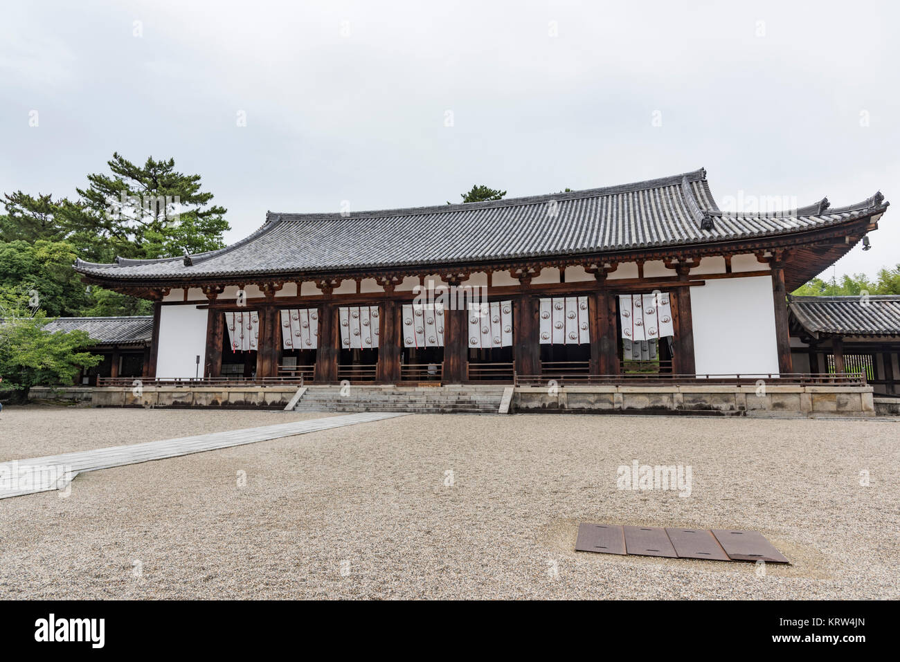 Japan nara horyuji temple hi-res stock photography and images - Alamy