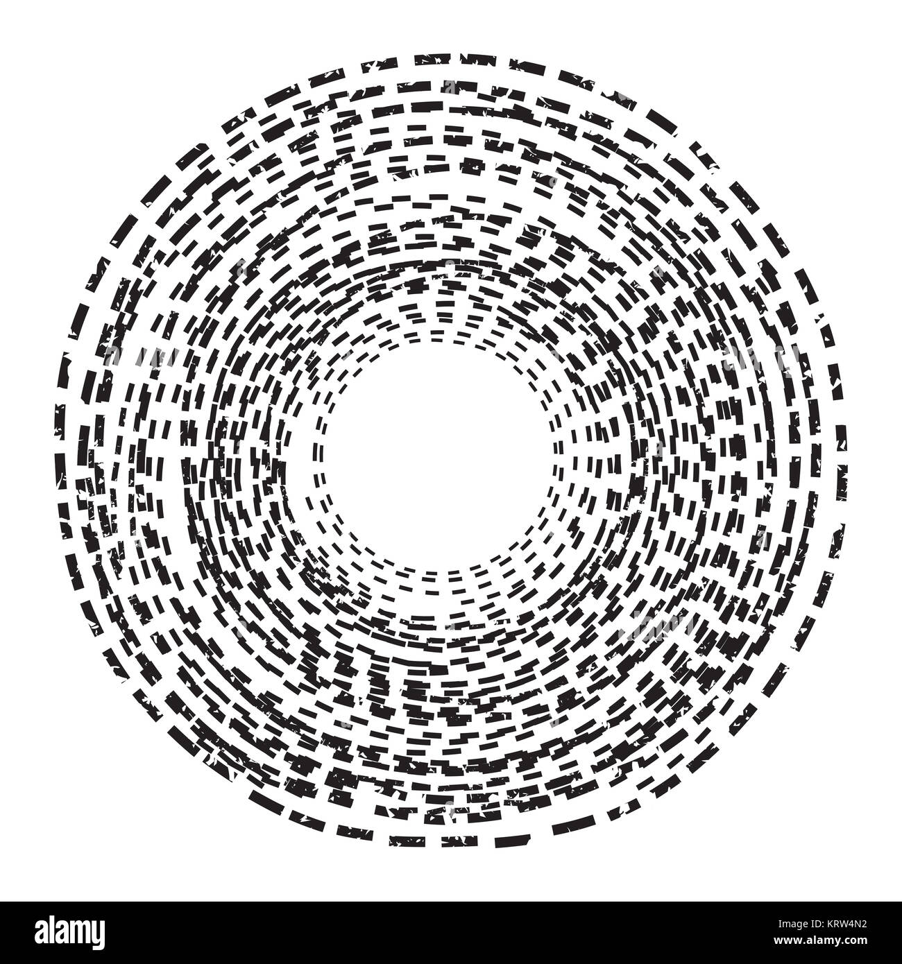Abstract background. Circle of the dotted line. Black and White Stock ...
